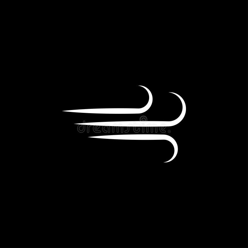 Air Icon, Symbol of Wind Energy. Vector Sign Stock Illustration ...