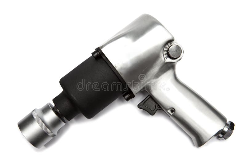 Air impact wrench stock image. Image of reversible, pump - 62902695