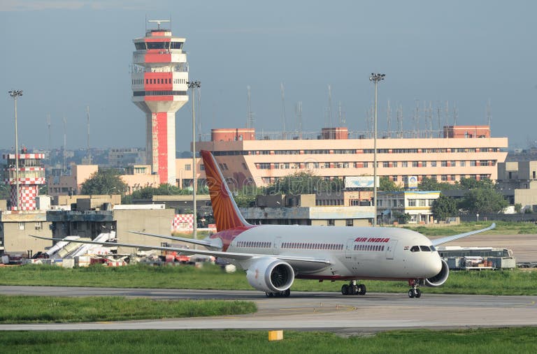Air India First Boeing 787 Dreamliner Editorial Image - Image of delhi ...