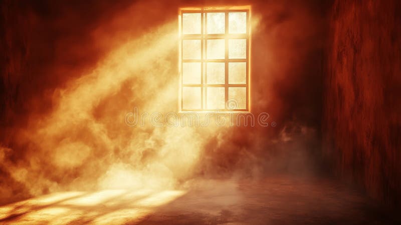 The Air Inside Was Thick with Smoke and the Glow of Light Streaming ...