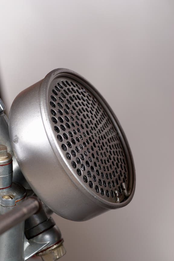 Air intake stock image. Image of intake, round, chrome - 14537379