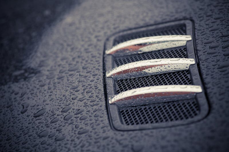 Air intake scoop stock image. Image of performance, automobile - 71433185