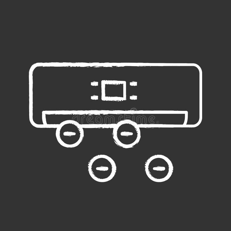 Air ionizer chalk icon stock vector. Illustration of ionizer - 175563036