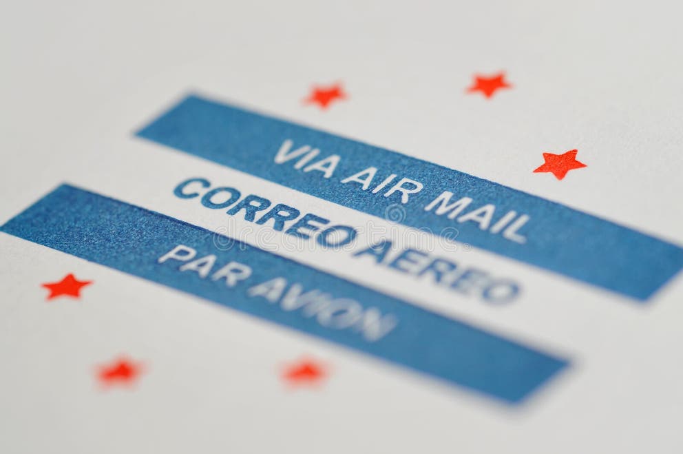 Air mail stock image. Image of message, airmail, package - 10414471