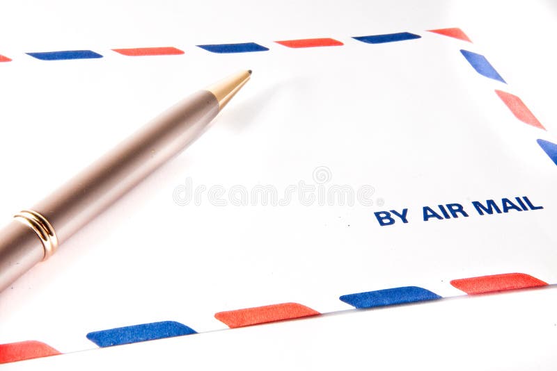 By air mail stock photo. Image of horizontal, isolated - 6179054