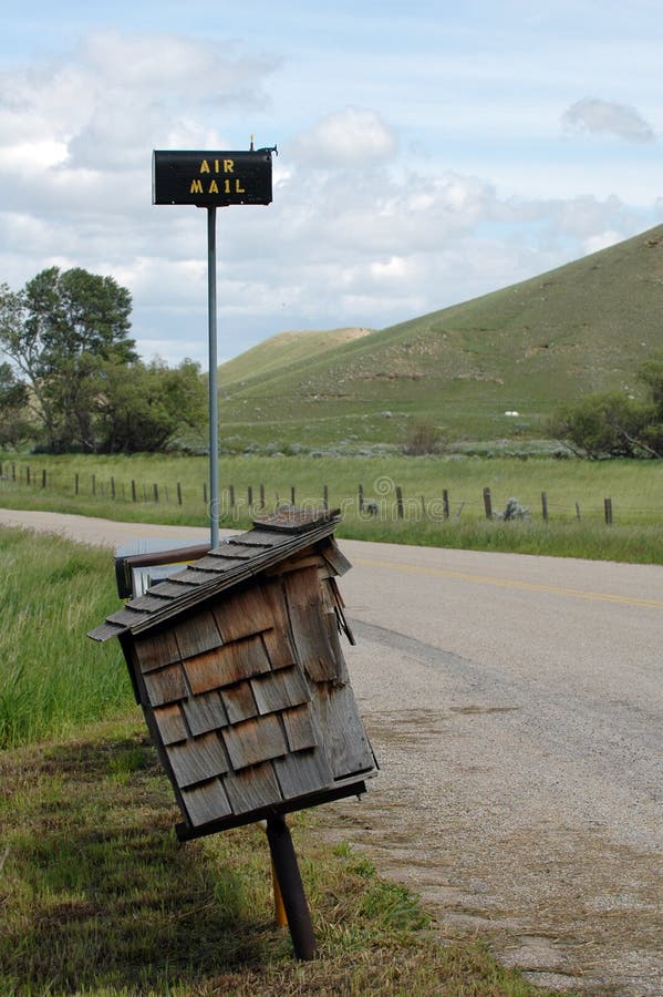 Air Mail Box stock image. Image of mail, country, spring - 3346237