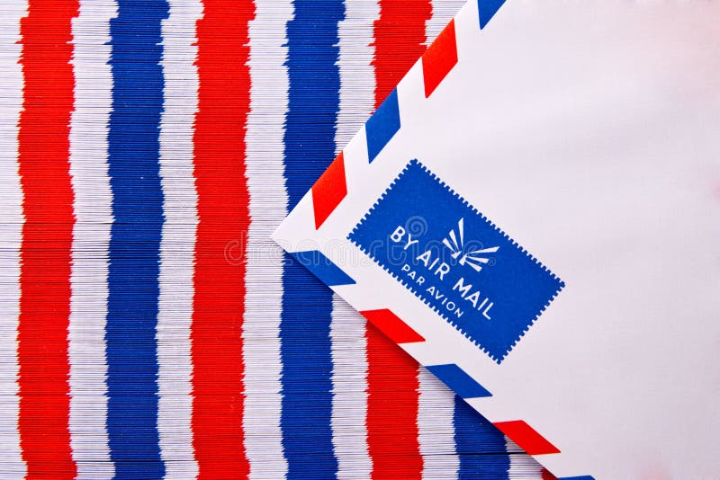 Air mail envelope stock photo. Image of postal, post - 14814382