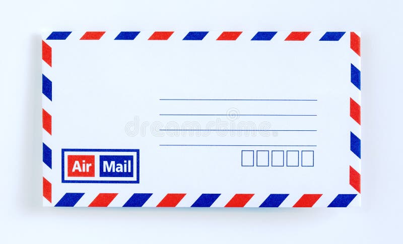1,445 Air Mail Envelope White Background Stock Photos - Free & Royalty ...