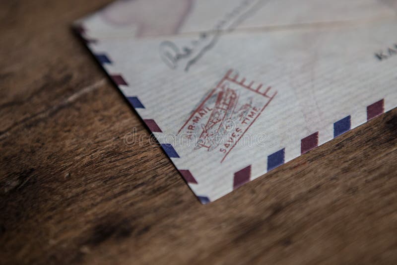 Air Mail Envelope Over of Map Editorial Image - Image of vacation ...