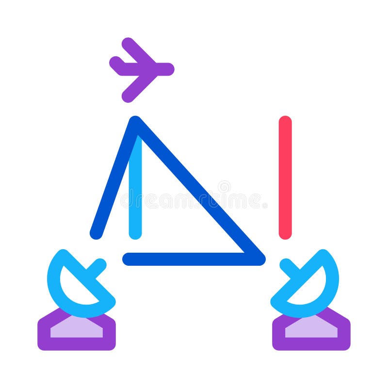 Air Navigation Course Icon Vector Outline Illustration Stock Vector ...