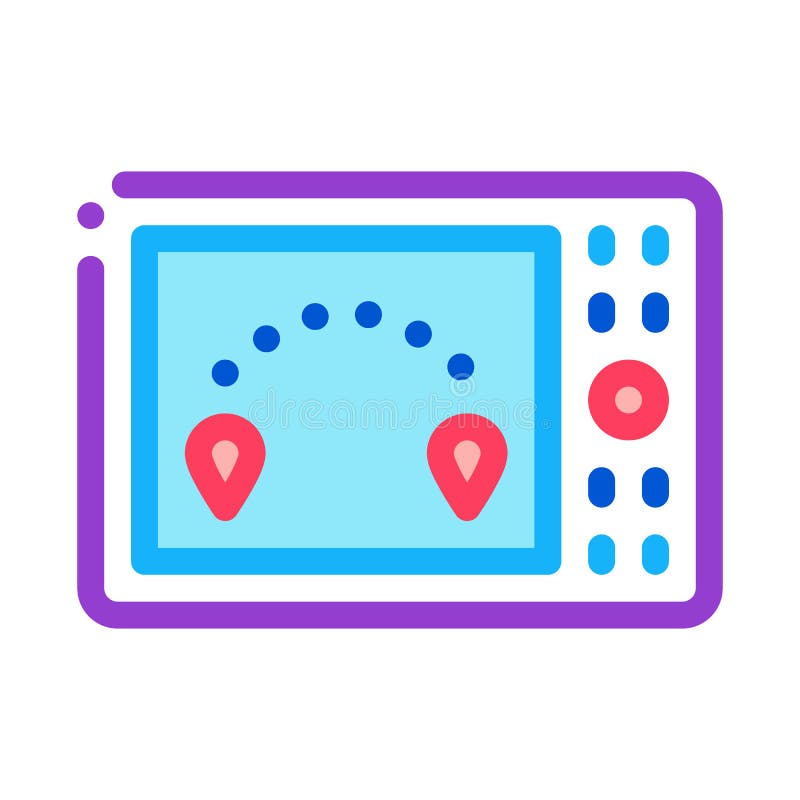 Air Navigation Electronic Device Icon Vector Outline Illustration Stock ...