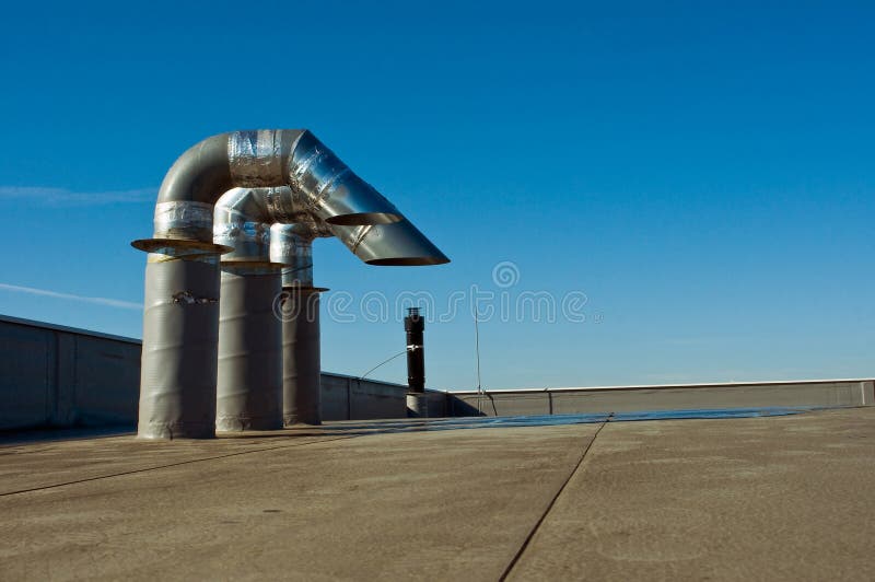 Air pipes stock photo. Image of architecture, chimney - 24443634