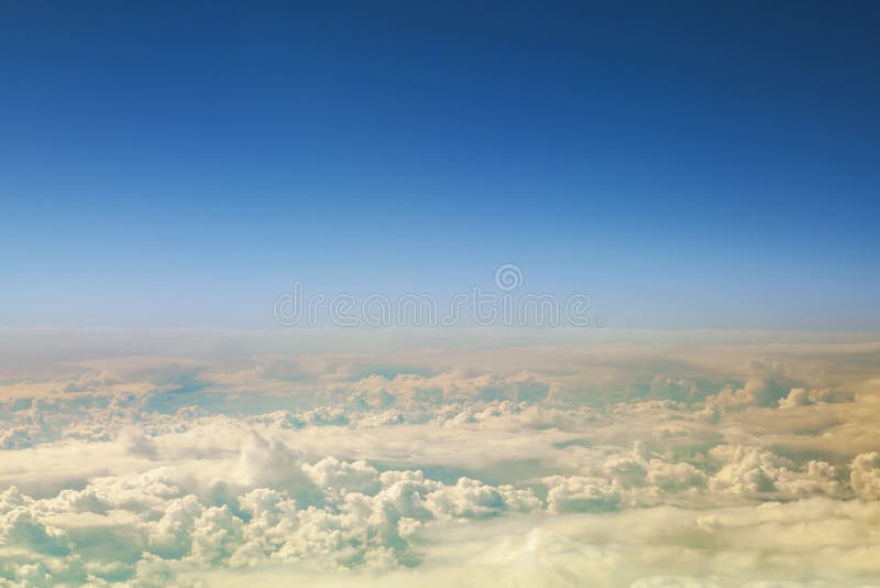 Air Plane Flying Over Cloud Scape Sun Light Behind Stock Photos - Free ...
