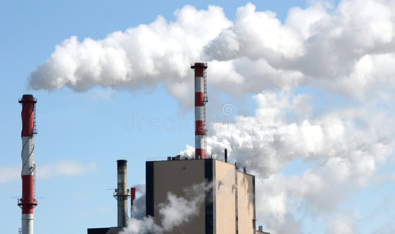 Air pollution stock photo. Image of paper, factory, warming - 4606824