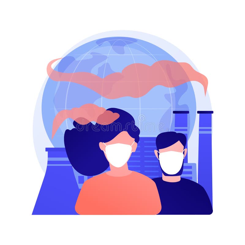 Air Pollution Abstract Concept Vector Illustration. Stock Vector ...