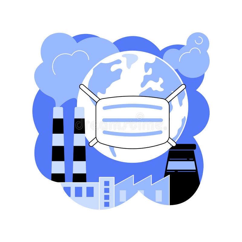 Air Pollution Abstract Concept Vector Illustration. Stock Vector ...