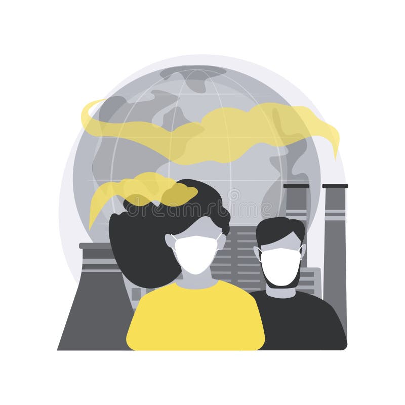 Air Pollution Abstract Concept Vector Illustration. Stock Vector ...