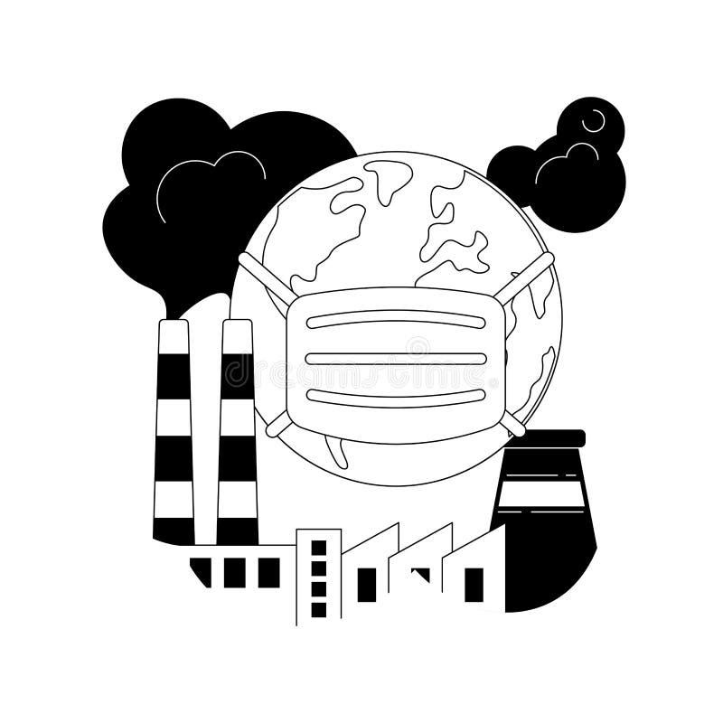 Air Pollution Abstract Concept Vector Illustration. Stock Illustration ...