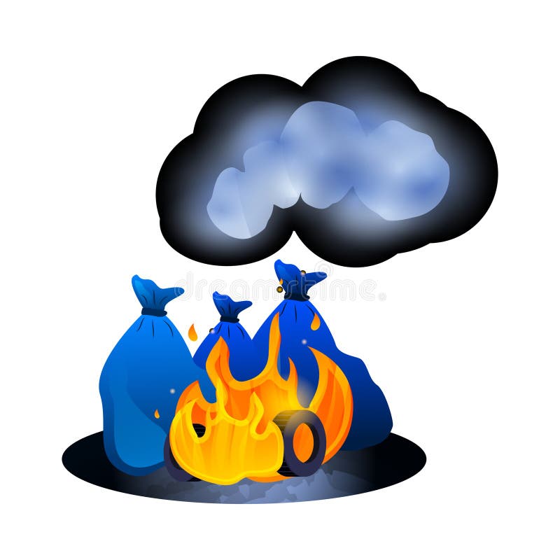 Burning Garbage Stock Illustrations – 915 Burning Garbage Stock ...