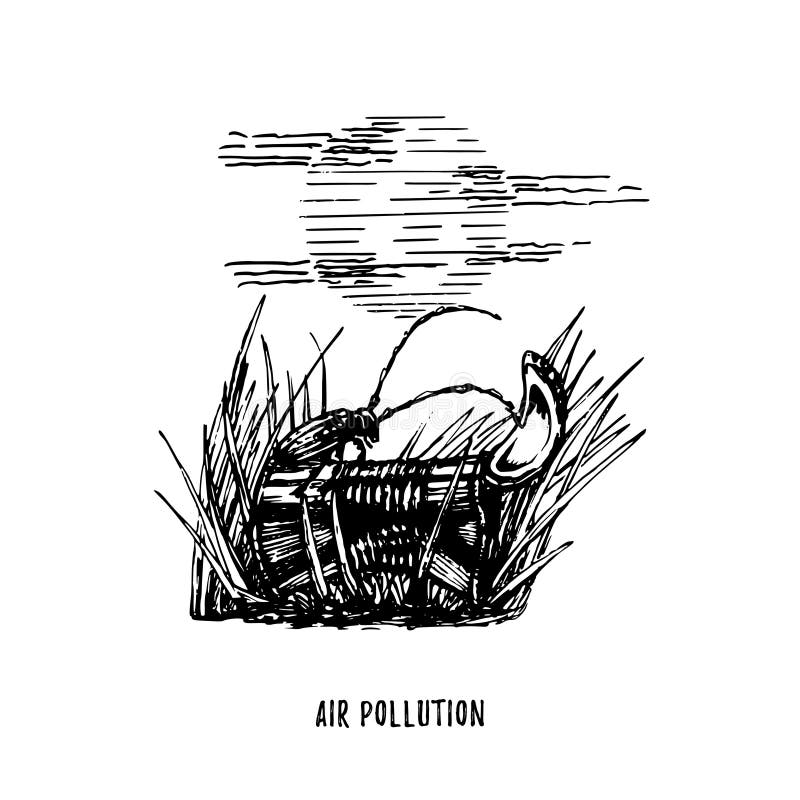 Pollution Drawing Stock Illustrations – 19,272 Pollution Drawing Stock ...