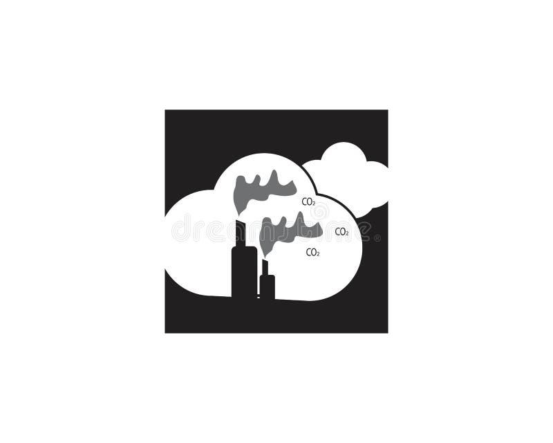 Air Pollution Logo Vector Illustration Stock Illustration ...
