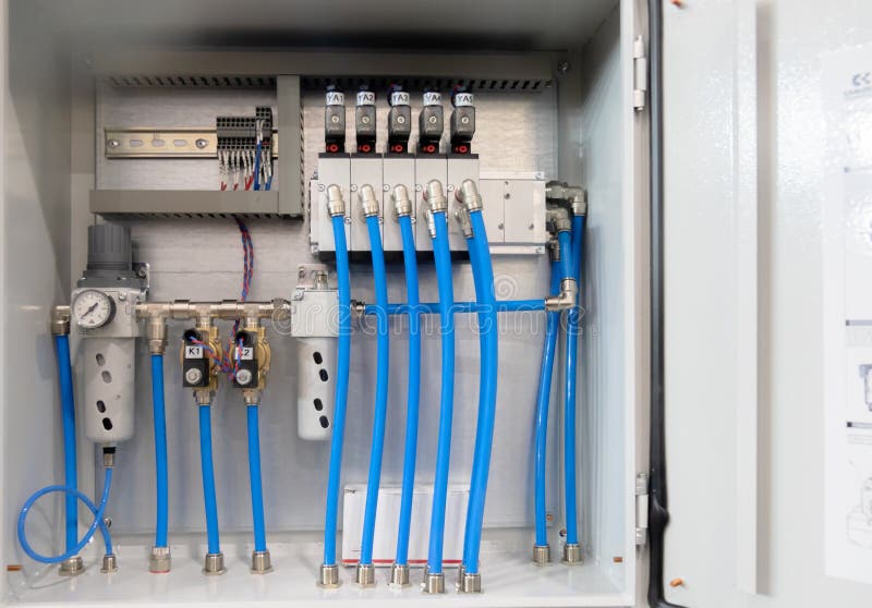 Air Preparation Devices, Main Air Preparation Stock Image - Image of ...