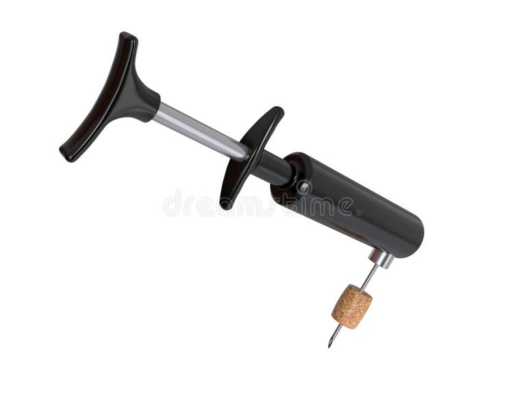 Air Pressure Corkscrew stock illustration. Illustration of open - 26986078