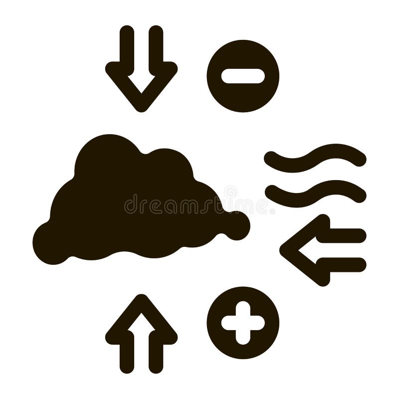 Air Pressure Icon Vector Glyph Illustration Stock Vector - Illustration ...