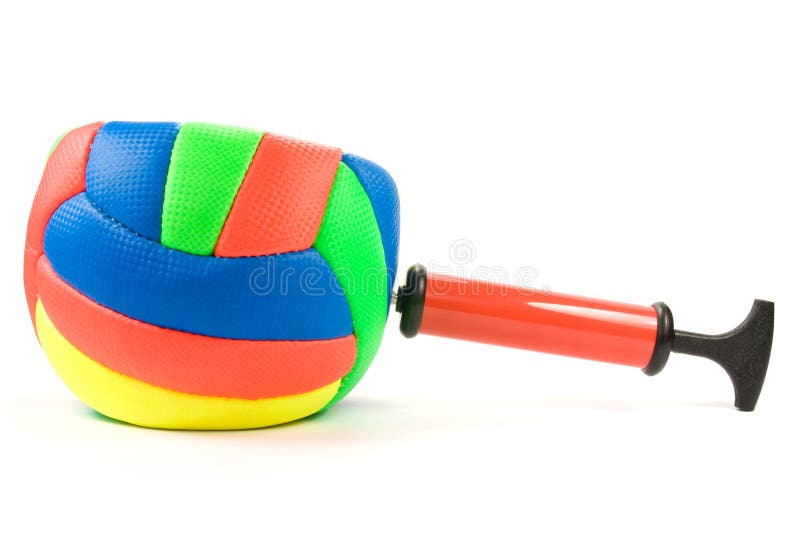 Two Color Ball on Wet Stone Stock Photo - Image of party, game: 191014870