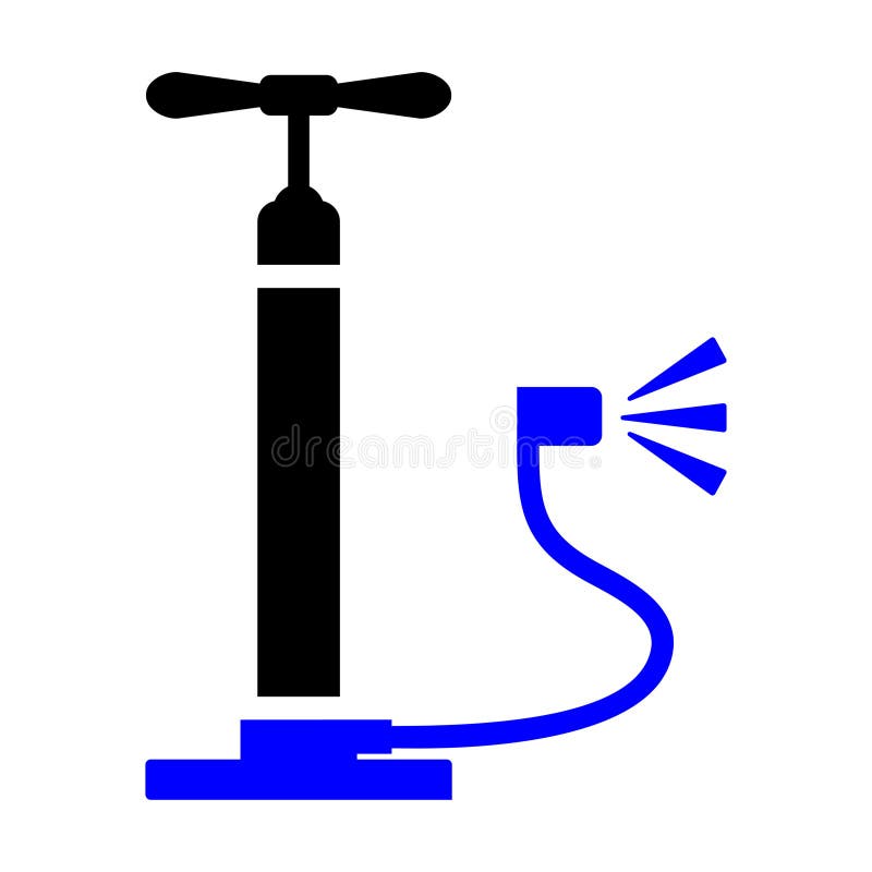 Air Pump Icon stock illustration. Illustration of repair - 376224590