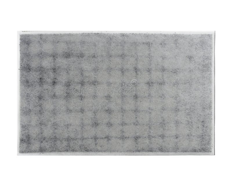 New Carbon Filter of the Cabin of the Car on a White Background Stock ...