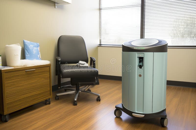 Air Purifier in Doctor S Office, Providing Clean Air for Patients Stock ...