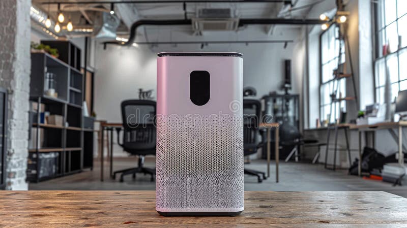 Air Purifier in a Modern Office Interior. AI Generated Stock ...