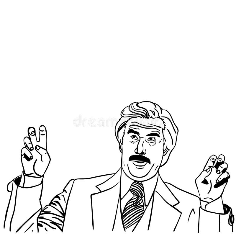 Air Quotes Vector Silhouette of People Stock Vector - Illustration of ...