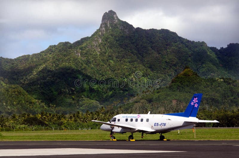 Air Rarotonga - Cook Islands Redactionele Stock Afbeelding - Image of ...