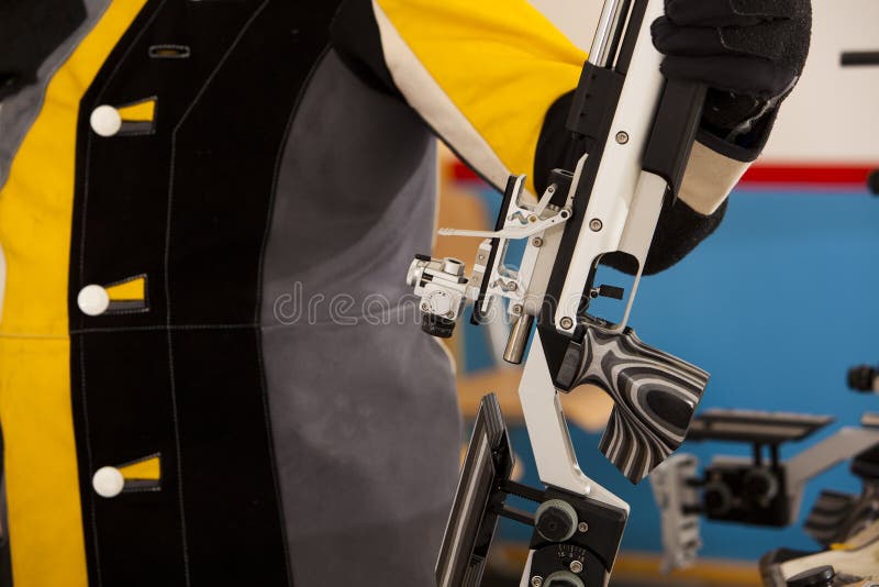 Air rifle stock image. Image of professional, competition - 39659725