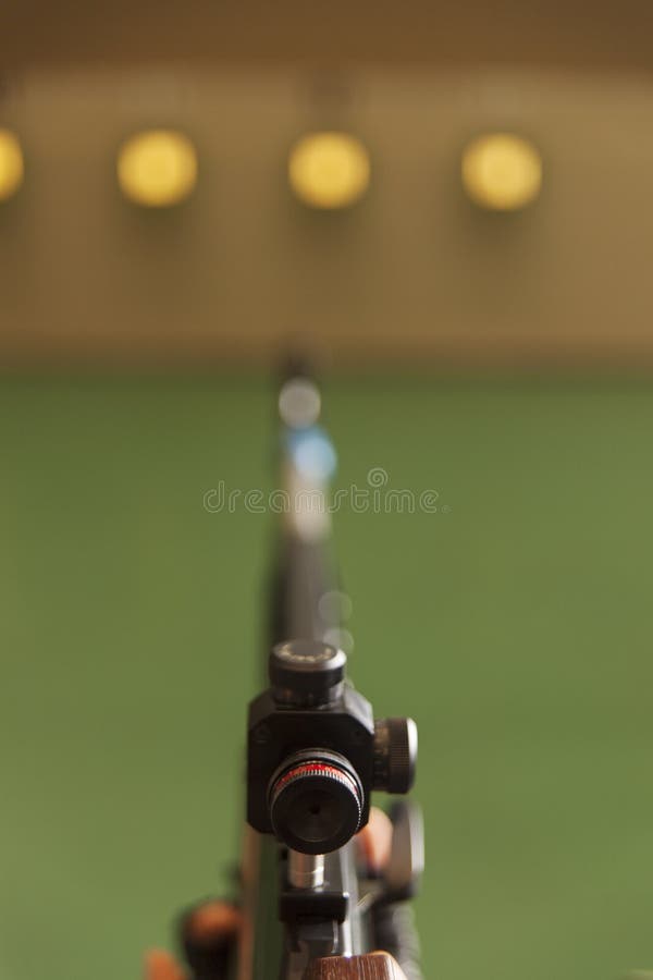 Air Rifle Optics with Targets Stock Photo - Image of accuracy, optics ...