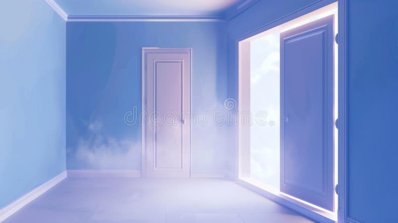 Air in the Room so Dense, Its almost Solid, Ai Generated Stock ...