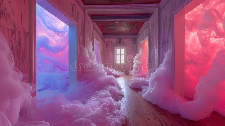 Air in the Room so Dense, Its almost Solid, Ai Generated Stock ...