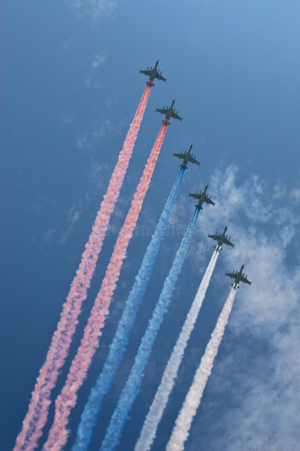 Air show 079 stock image. Image of russia, victory, smoke - 14296525