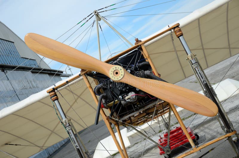 Air Show - Bleriot Plane Replica Editorial Image - Image of zlin ...