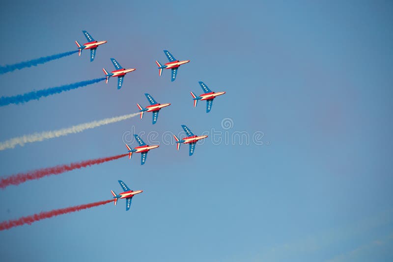 Air Show Jet Performance stock image. Image of team, blue - 22068197