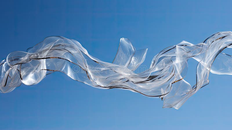 Air silver streamers stock illustration. Illustration of effect - 321028588