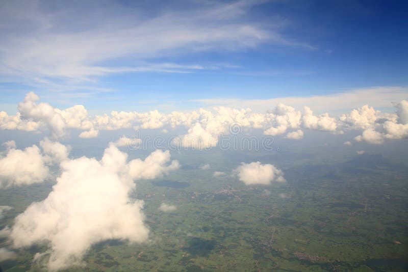 Air sky view stock image. Image of nature, peace, cloudscape - 27472727
