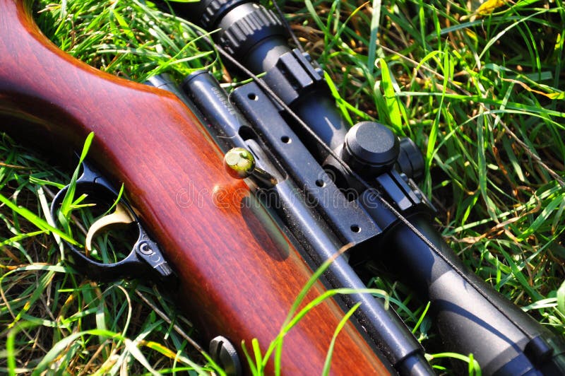 Air Soft rifle stock image. Image of daytime, color - 143280849