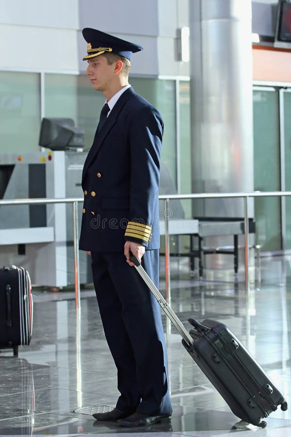 Air steward at airport stock photo. Image of airhostess - 9551636