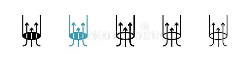 Air Suction Icon Vector Set on White Background Stock Vector ...