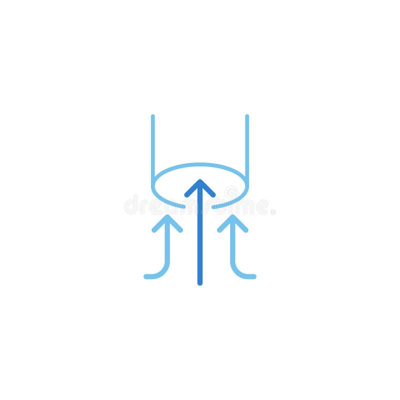 Air Suction Vector Icon Logo Design Stock Vector - Illustration of ...