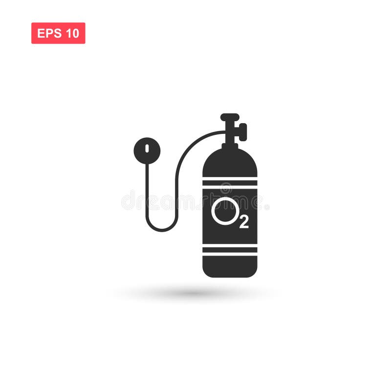 Air Tank Icon Vector Design Isolated 5 Stock Vector - Illustration of ...