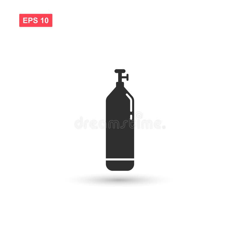 Air Tank Icon Vector Design Isolated 2 Stock Vector - Illustration of ...